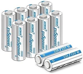 Amazon.com: Fuspower 23A 12 Volt Battery Mn21/23 Lr23a L1028f 23a 12v ...