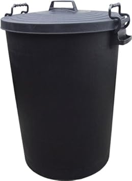 110L Outdoor Waterproof Food Bin With Clip Locking Lid : Amazon.co.uk ...