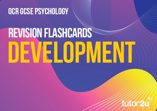 OCR GCSE Psychology Revision Flashcards for DEVELOPMENT: for the 2025 ...
