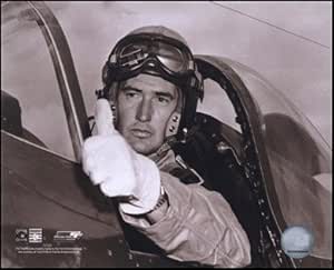 Amazon.com: Ted Williams - Fighter Pilot (sepia) Art Poster PRINT ...