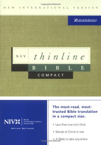 NIV Compact Thinline Bible: Zondervan: 9780310921899: Amazon.com: Books