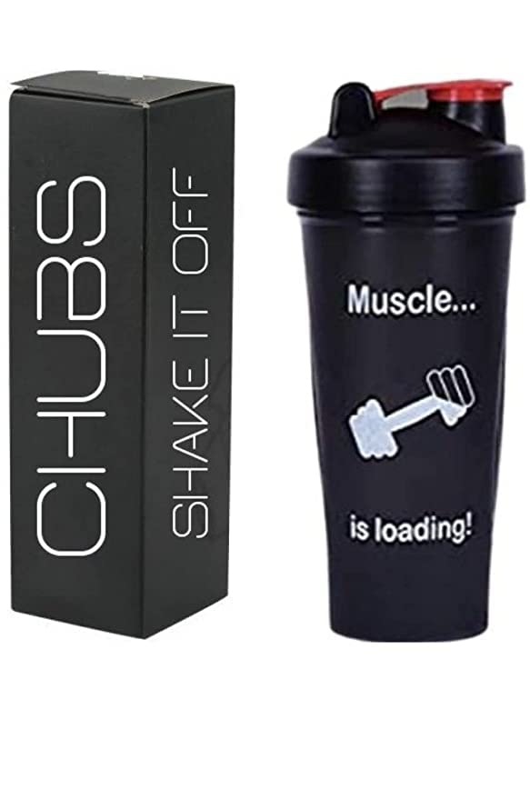 Chubs Muscle is Loading Fitness Series Gym Shaker with Mixer (700 ml ...