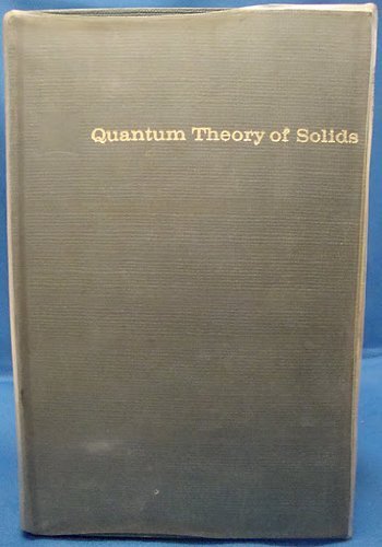 Quantum Theory of Solids: kittel, charles: 9780471490258: Amazon.com: Books