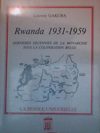 Amazon.fr - Rwanda, 1931-1959 - Livres
