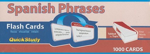 Spanish Phrases Flash Cards (Quickstudy: Academic) (Spanish Edition ...
