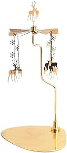 Amazon.com: ARNCR Rotating Candlestick Holder Scented Candle Romantic ...