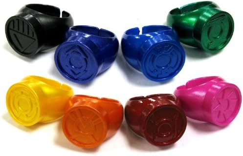 Amazon.com: DC Comics Blackest Night: Power Ring Spectrum Set : Toys ...