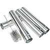 Amazon.com: Stainless Steel Stove Pipes Kit, Wood Stove Chimney Flue ...