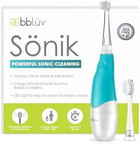 bblüv Sönik - Ultrasonic Baby Toothbrush for Infants and Toddlers ...