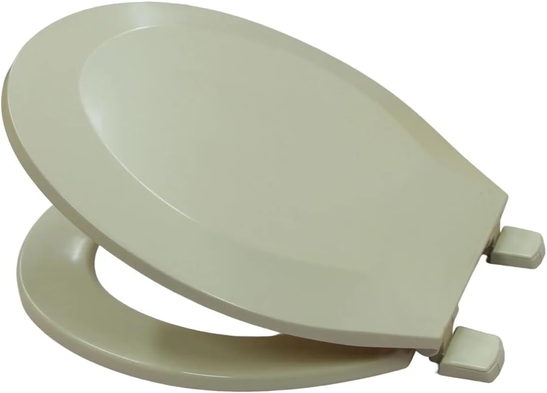 CHURCH 585EC 000 Toilet Seat with Easy Clean & Change Hinge, ELONGATED ...
