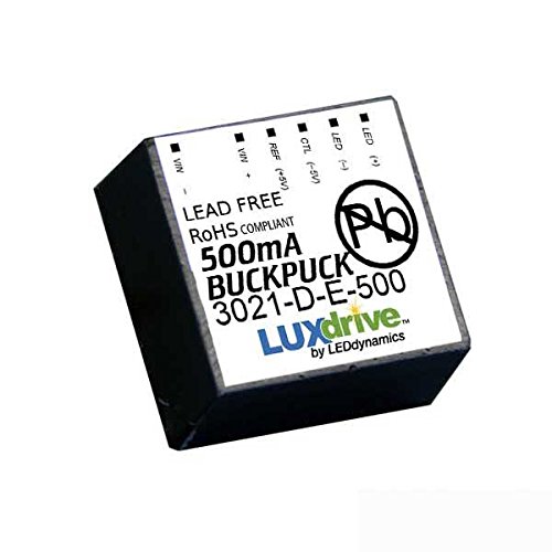 Amazon | LuxDrive BuckPuck - 500mA 定電流LEDドライバ 調光機能付き | 電源トランス | 産業・研究開発 ...