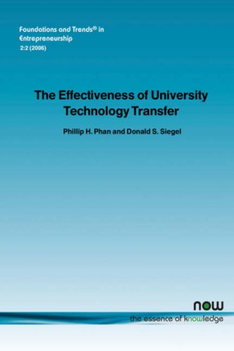 『The Effectiveness of University Technology Transfer - 読書メーター