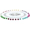 Craft Pin Wheel 40 Pins Ball Shaped Pin Heads Sewing/Quilting Pins ...