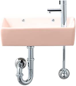 Amazon | LIXIL(リクシル) INAX 狭小手洗器(Sトラップ) ピンク YL-A35HB/LR8 | 手洗い水栓・ボウル