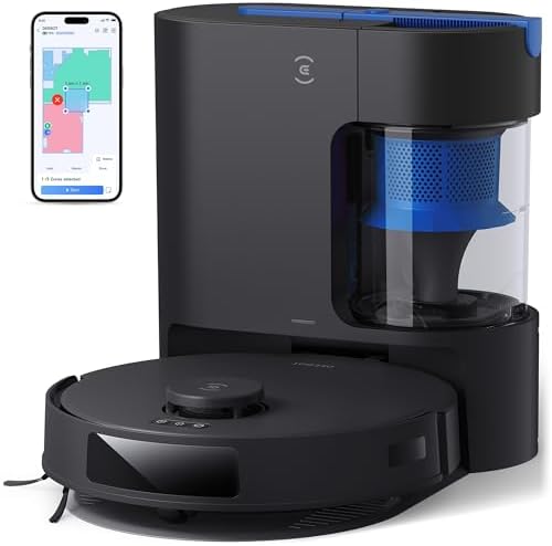 Amazon.com - Supersonic SC-820SV Robot Vacuum & Dry Mop, Quiet Clean ...