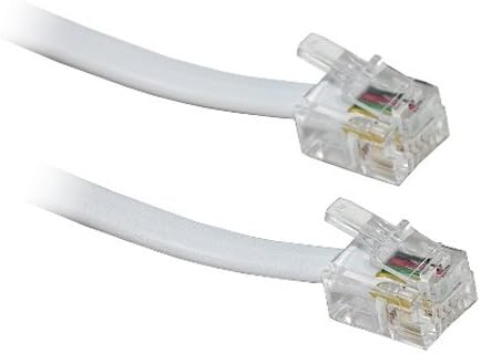 5M 5 Metre Long ADSL Internet Broadband DSL RJ11 to RJ11 Cable Lead ...