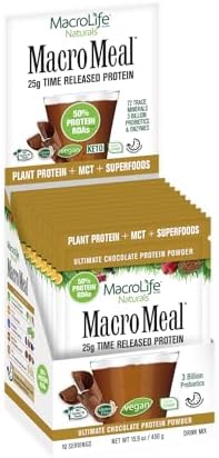 Amazon.com: MacroLife Naturals MacroMeal Vegan Chocolate Superfood ...