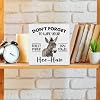 Amazon.com: Funny Donkey Bathroom Decor Don't Forget to Wipe Your ...