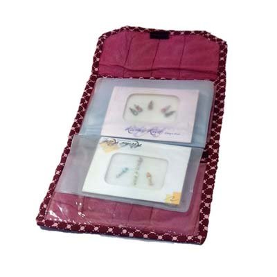 ADDYZ Bindi Bag Travel Case Organizer - 12 Pouches to keep upto 24 ...