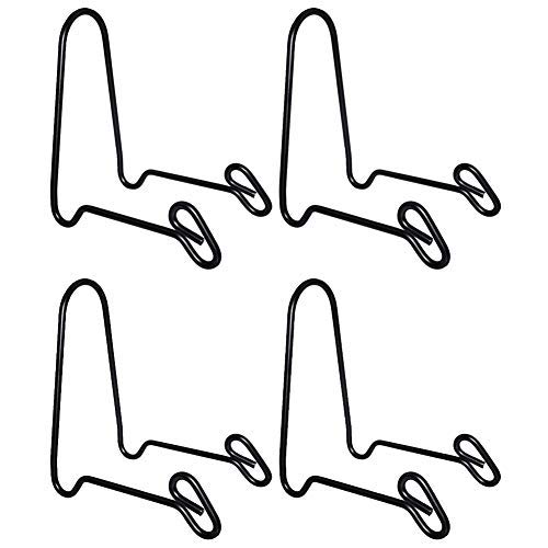 Snapklik.com : Artliving (4 Pack Black Display Stand Easel Iron Bowl ...