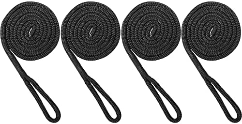 Amazon.com: XIALUO Dock Lines Boat Ropes 2 Pack 1/2" X 15' Premium 32 ...