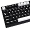 Amazon.com: GEKUCAP WOB Black White PBT Keycaps 173 Keys Cherry Profile ...