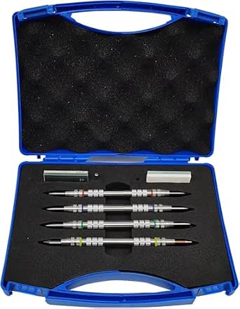 Mohs Hardness Test Kit, 2-9 Scratch Tester Hardness Test Pen, 4-Pack ...