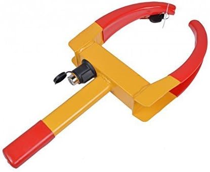 Heavy Duty Anti-Theft Tyre Wheel Clamp Lock Jammer : Amazon.in: Car ...
