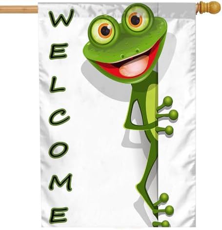 Amazon.com : Toland Home Garden 1010055 Welcome Froggie And Friends ...