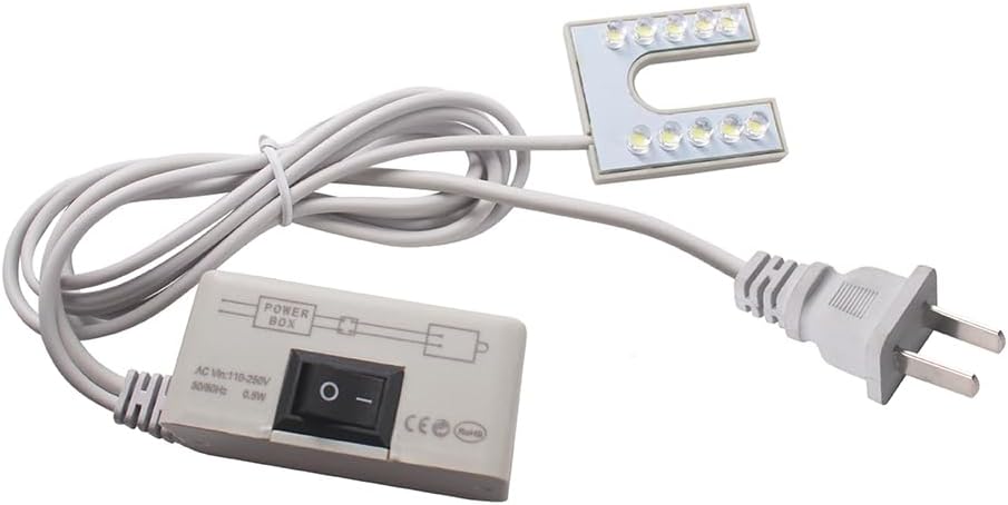 LED Sewing Machine Light, U Shaped Energy Saving Sewing Machine Table ...