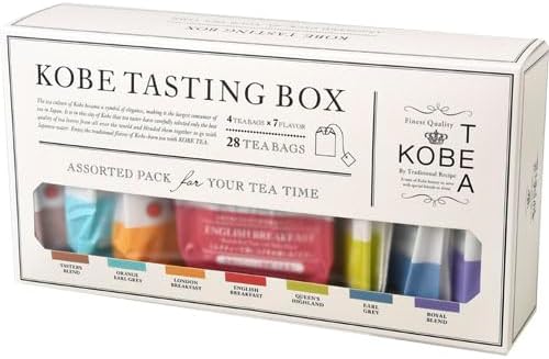 Amazon.co.jp: 神戸紅茶 生紅茶 KOBE TASTING BOX 28袋入 : 食品・飲料・お酒