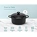 Amazon.com: Kook Ceramic Mini Cocotte Set, Small Casserole Dishes with ...