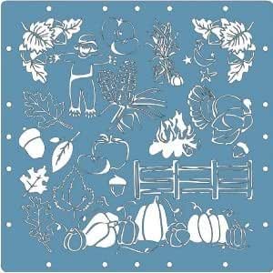 Amazon.com: Fiskars ScrapBoss Stencil, Fall : Arts, Crafts & Sewing