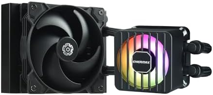 ENERMAX LIQMAXFLO SR 120 mm CPU AIO Liquid Cooler (LGA 1700, 1200, AM5 ...
