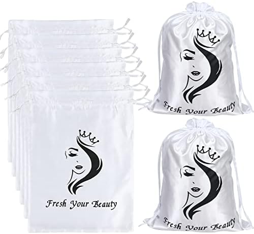 Amazon.com: Satin Wig Pouches for Wigs Bundles Hair Extension Supplies ...