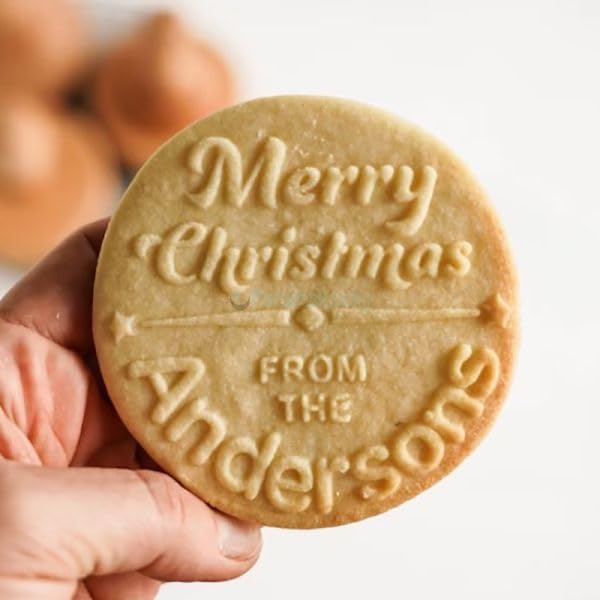 Amazon.com: 2024 Personalized Christmas Cookie Cutters Custom Merry ...