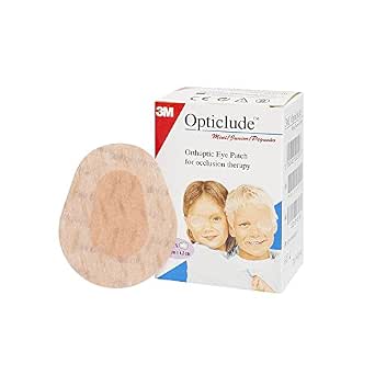 3M Boy and Girl's Opticlude Orthoptic Coloured Junior Eye Patches (Mini ...