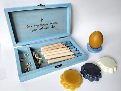 Amazon.com: Pysanky kit, Ukrainian egg decorating tools and supplies ...