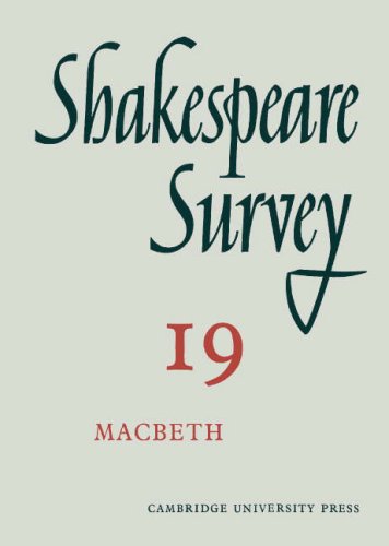 Buy Shakespeare Survey: Volume 19, Macbeth (Shakespeare Survey, Series ...
