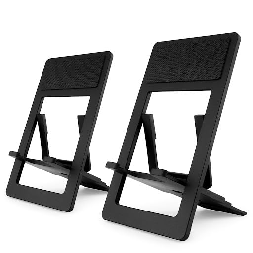 Amazon.com: Foldable Phone Stand [2 Pack] Adjustable Cell Phone Dock ...