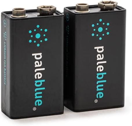 Amazon.com: Rechargeable 9V Smart Batteries with USB Charger by Pale ...