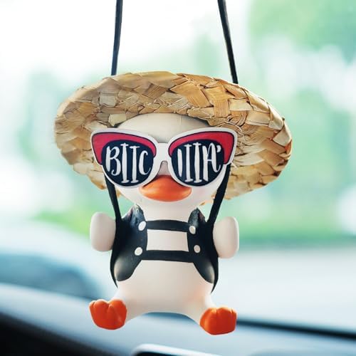 Amazon.com: Getname Necklace Personalized Name Car Charm Duck Hanging ...