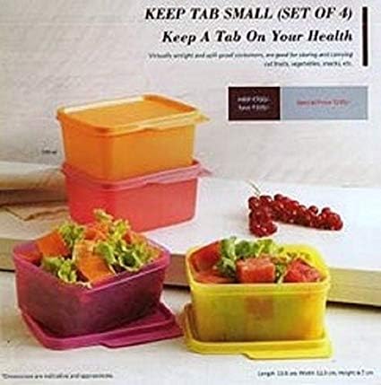 Amazon.com: Tupperware Small Keep Tab, Set of 5: Home & Kitchen
