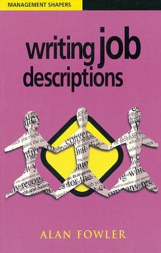 Writing Job Descriptions (UK PROFESSIONAL BUSINESS Management ...