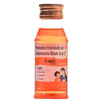 T-minic Orange Flavor - Bottle of 60 ml Syrup : Amazon.in: Health ...