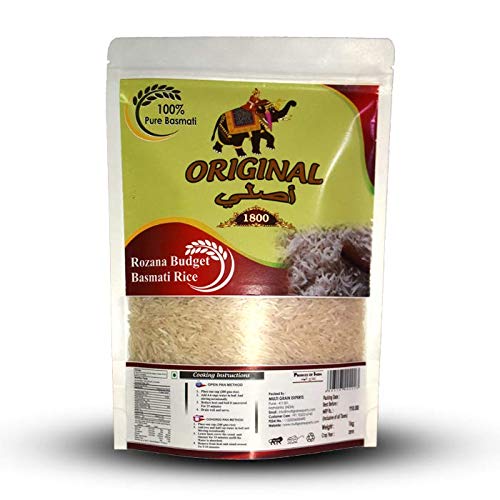 Original Rozana Budget Basmati Rice - Pack of 5 (5KG) SUPER SAVER OFFER ...
