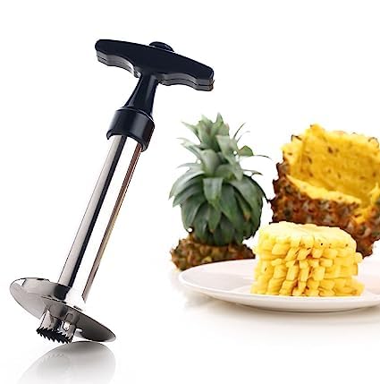 Stainless Steel Pineapple Core Remover Tool with Sharp Blade for Diced ...