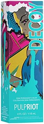 Amazon.com : P.R. Pulp Riot Semi-Permanent Hair Color 4oz- Sorcery, 4 ...