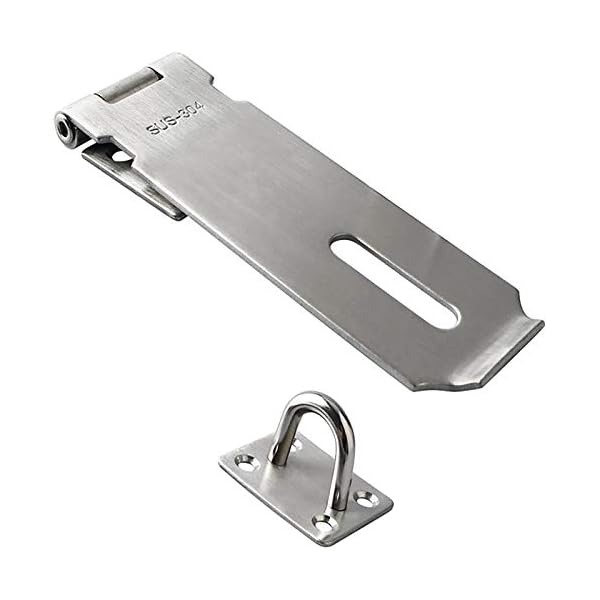 Jsentai Security Hasps for padlock, Heavy Duty 304 Stainless Steel ...