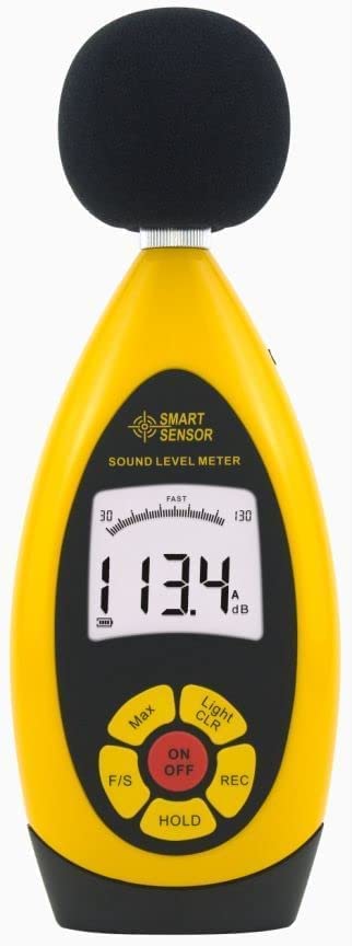 YFYIQI Digital Sound Level Tester Meter Decibel Monitor Noise Gauge ...